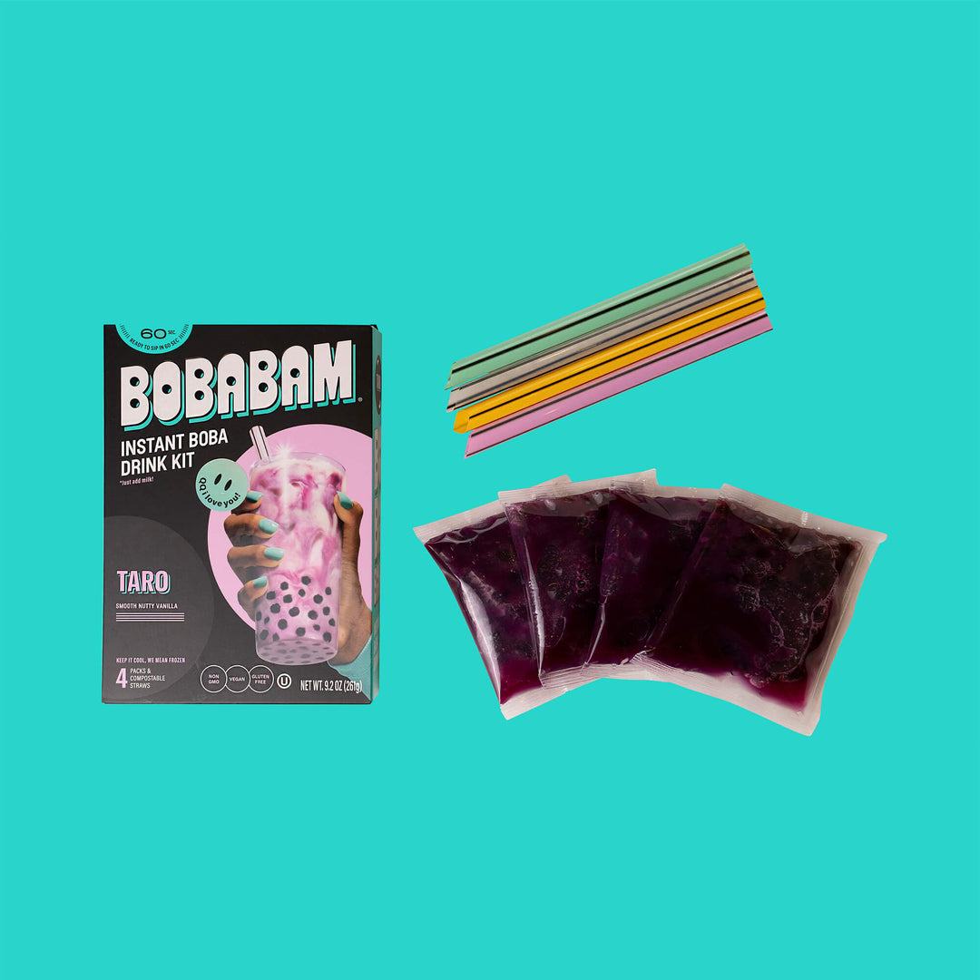 Taro Instant Boba Drink Kit - BOBABAM