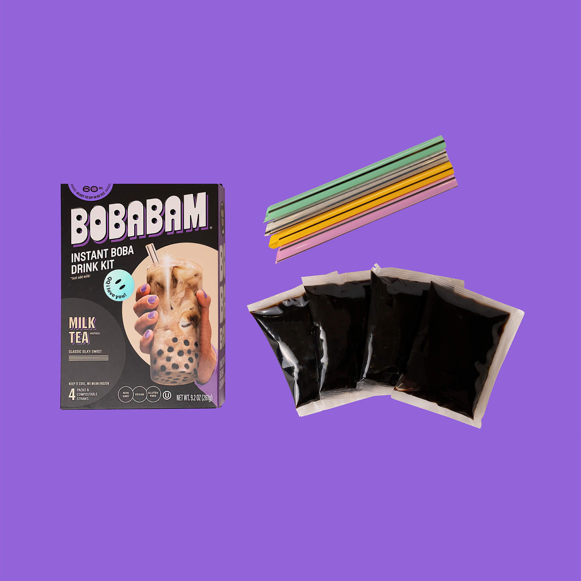 Milk Tea Instant Boba Drink Kit - BOBABAM