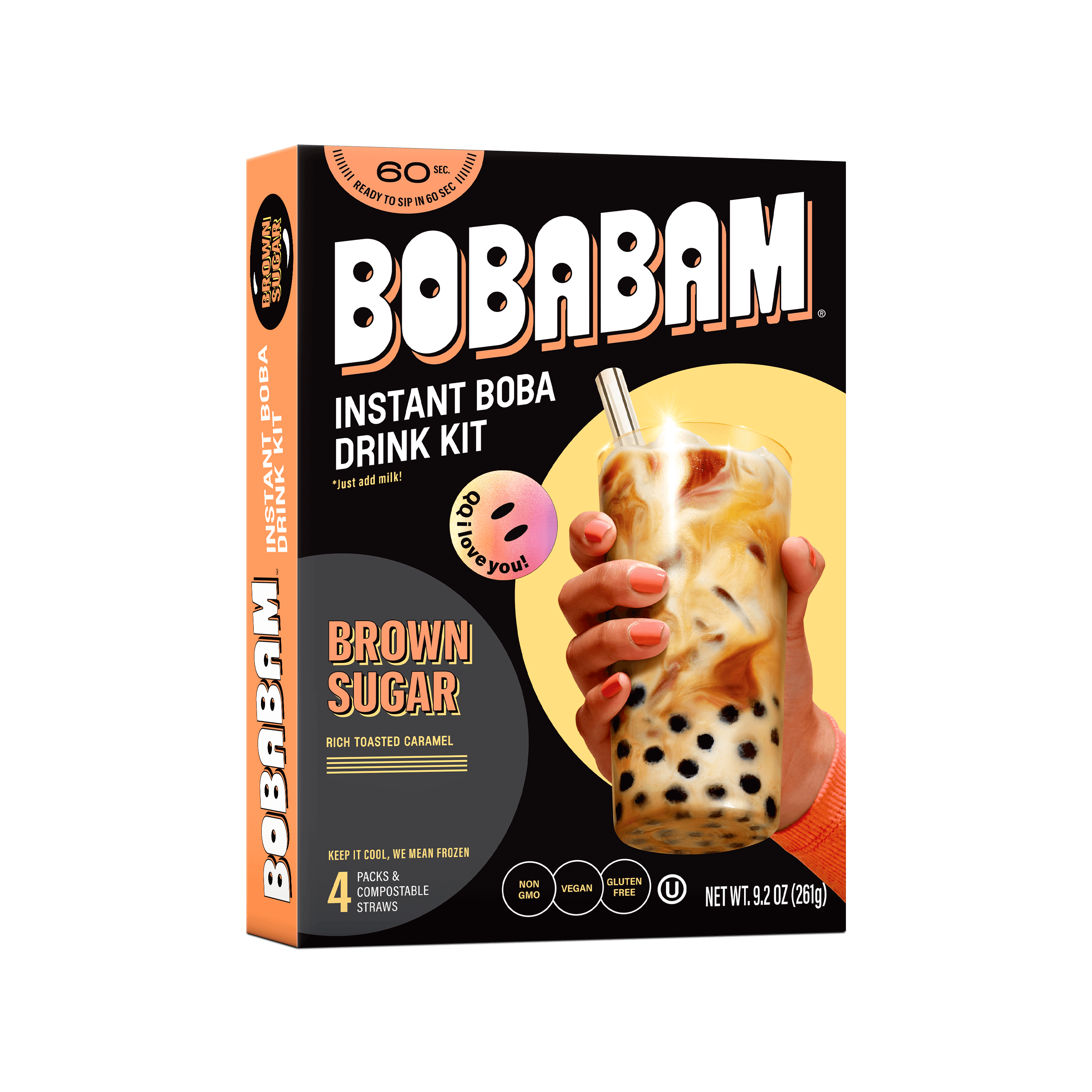 Brown Sugar Instant Boba Drink Kit - BOBABAM