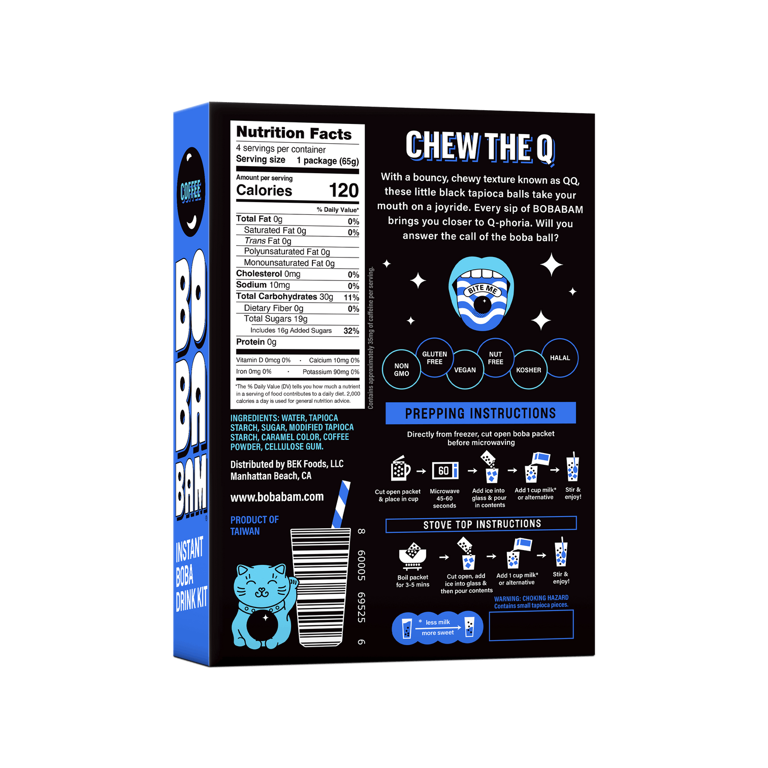 Coffee Instant Boba Drink Kit - BOBABAM